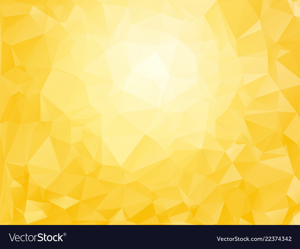 Light yellow triangular background with bright Vector Image