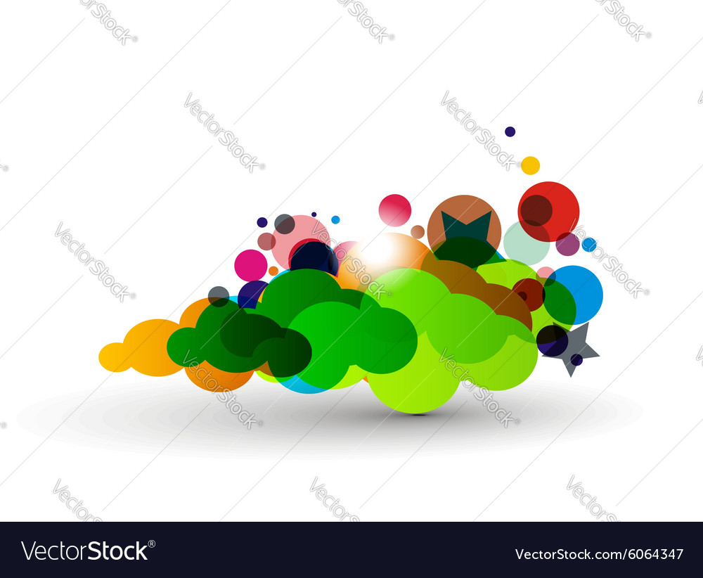 Cloud design Royalty Free Vector Image - VectorStock