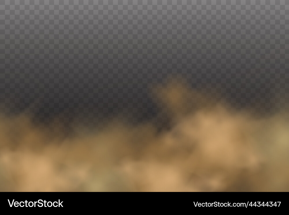 Dust cloud with dirtcigarette smoke smog soil Vector Image