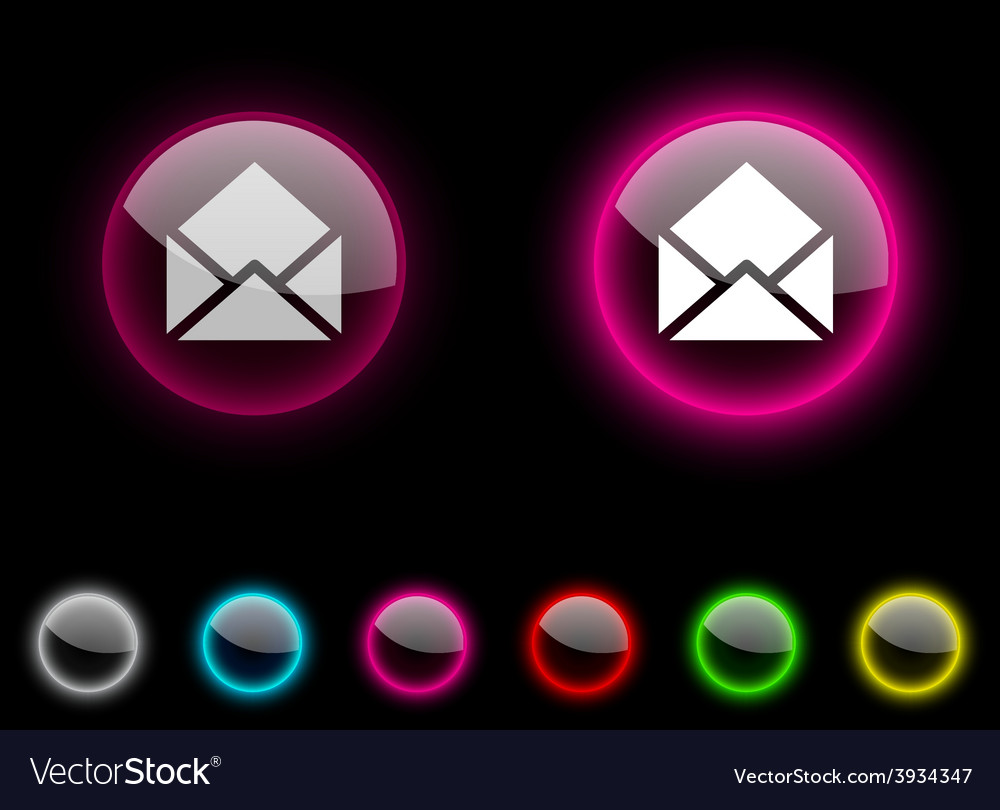 E-mail button Royalty Free Vector Image - VectorStock