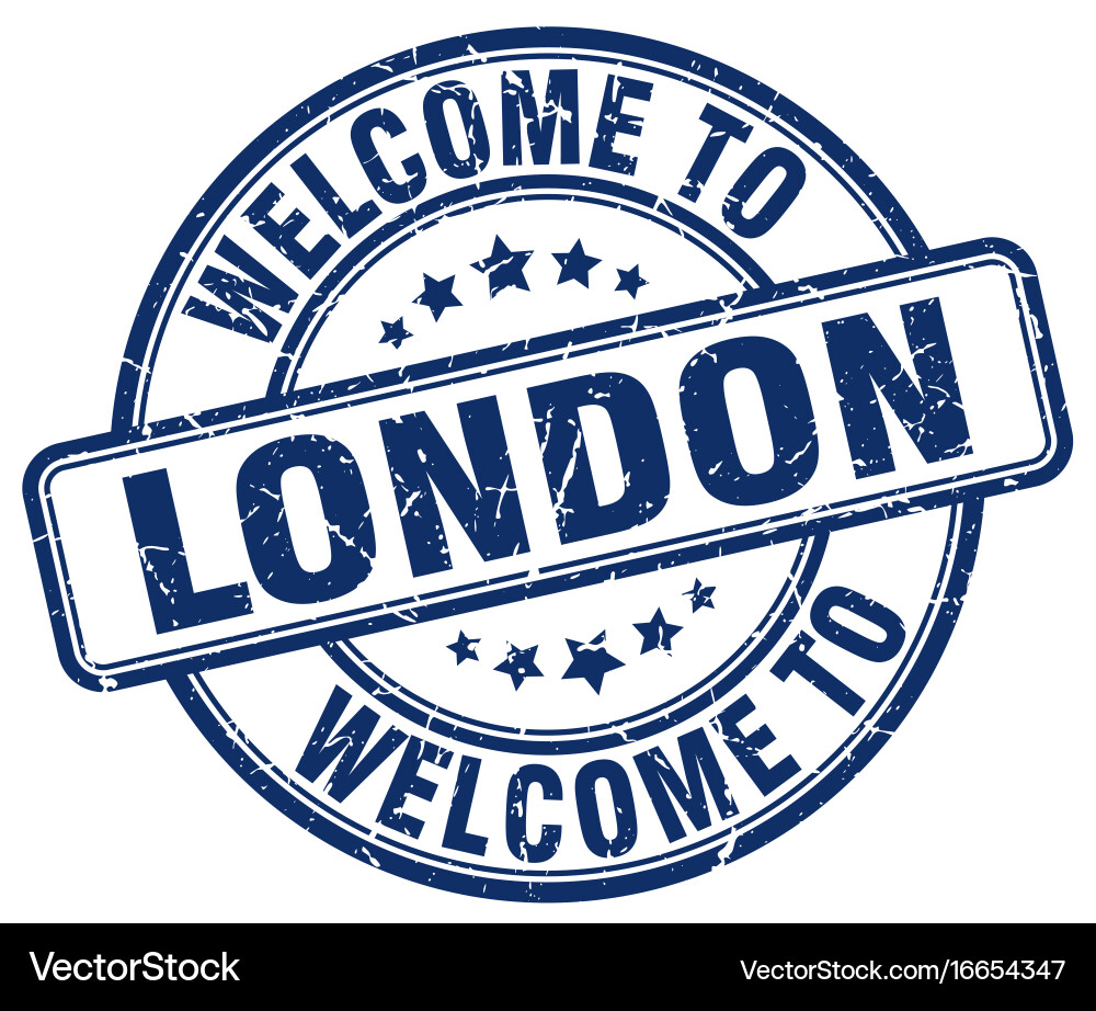 Welcome to london Royalty Free Vector Image - VectorStock