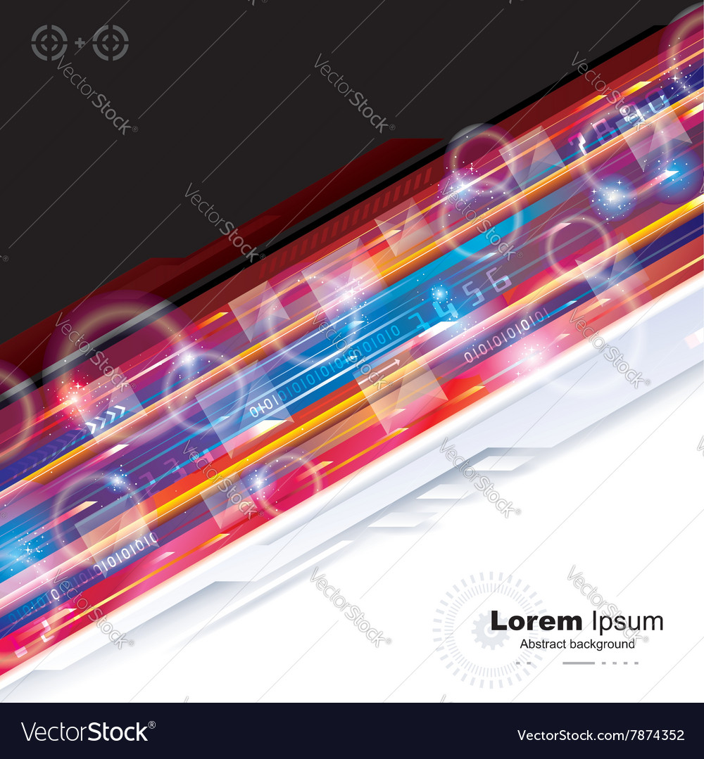 Abstract tech background Royalty Free Vector Image