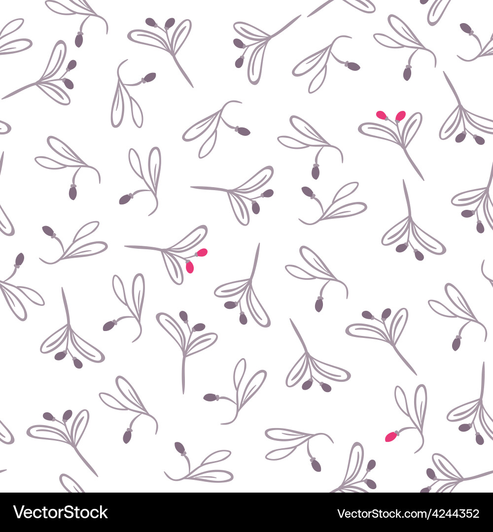 Berry seamless pattern Royalty Free Vector Image