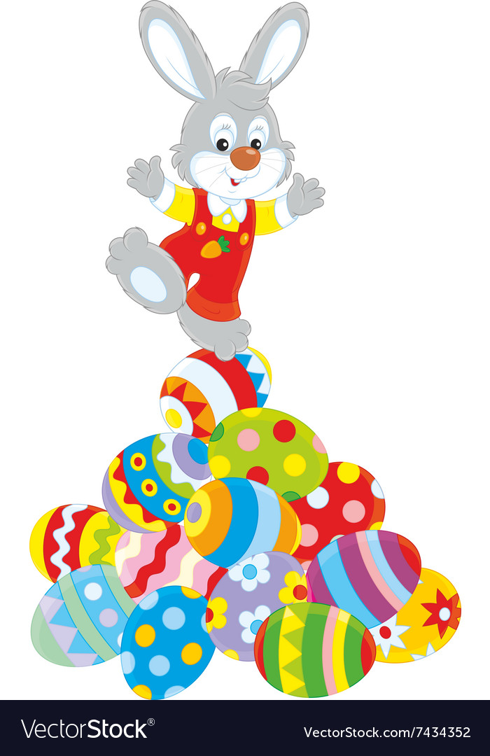 Easter Bunny Royalty Free Vector Image - VectorStock