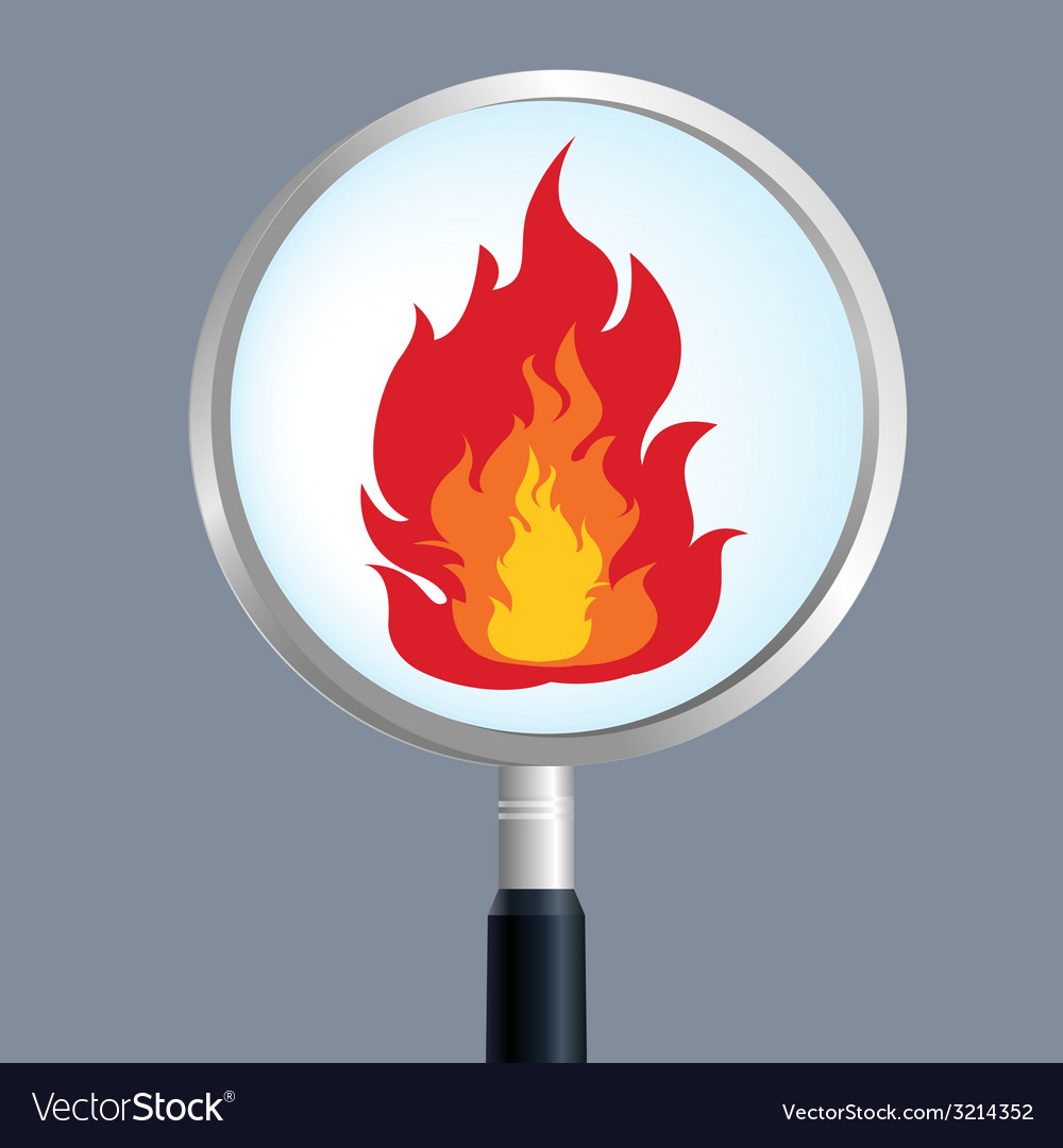 Firesearch Royalty Free Vector Image - VectorStock