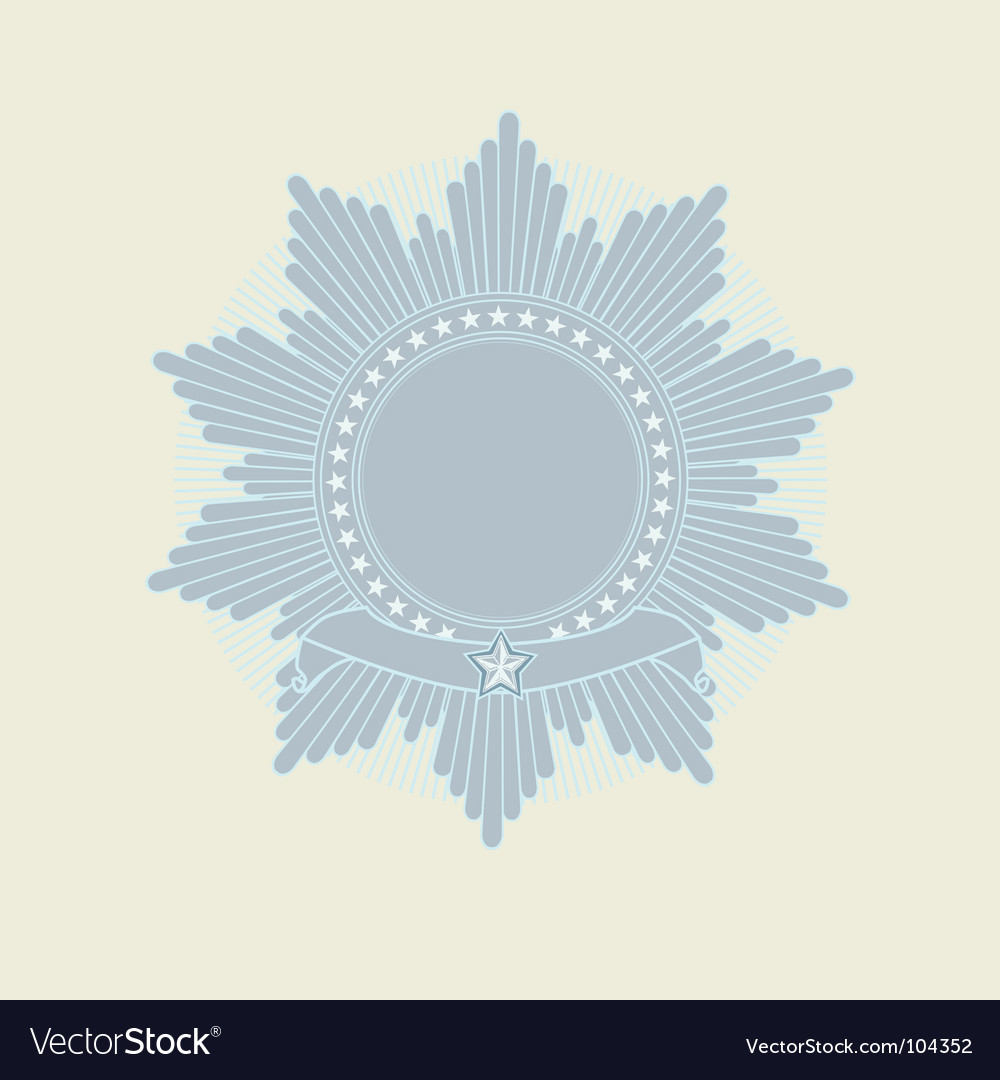 Insignia Royalty Free Vector Image - VectorStock