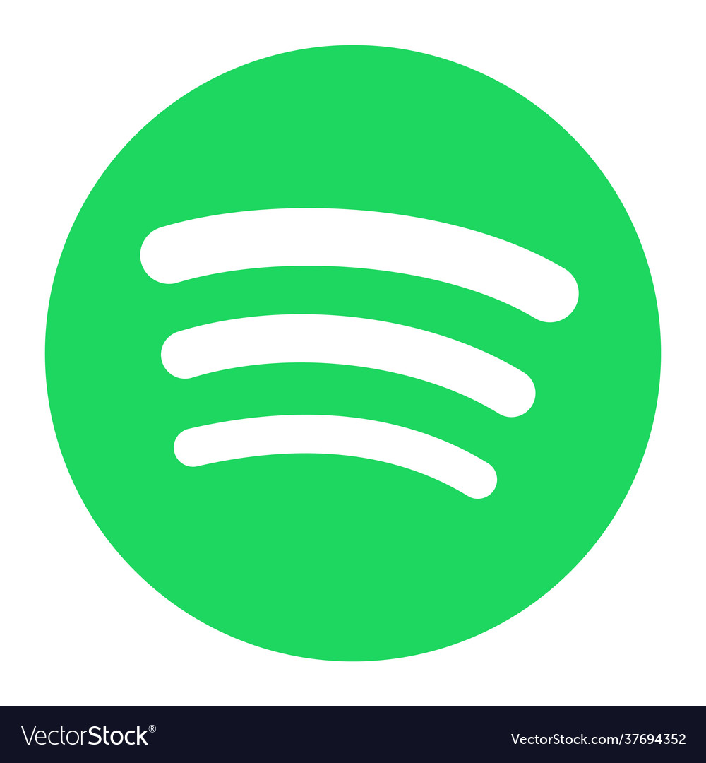 Spotify logo Royalty Free Vector Image - VectorStock
