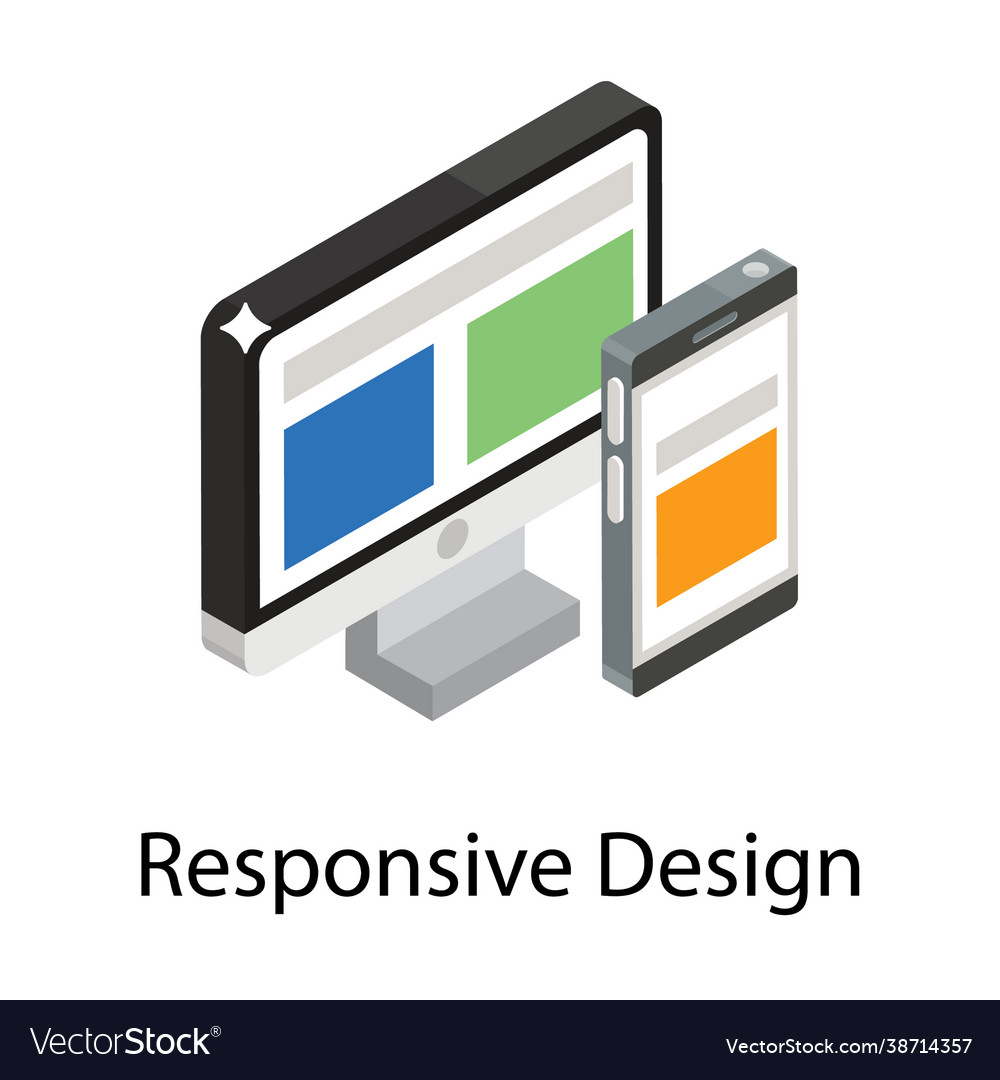 Responsive design Royalty Free Vector Image - VectorStock