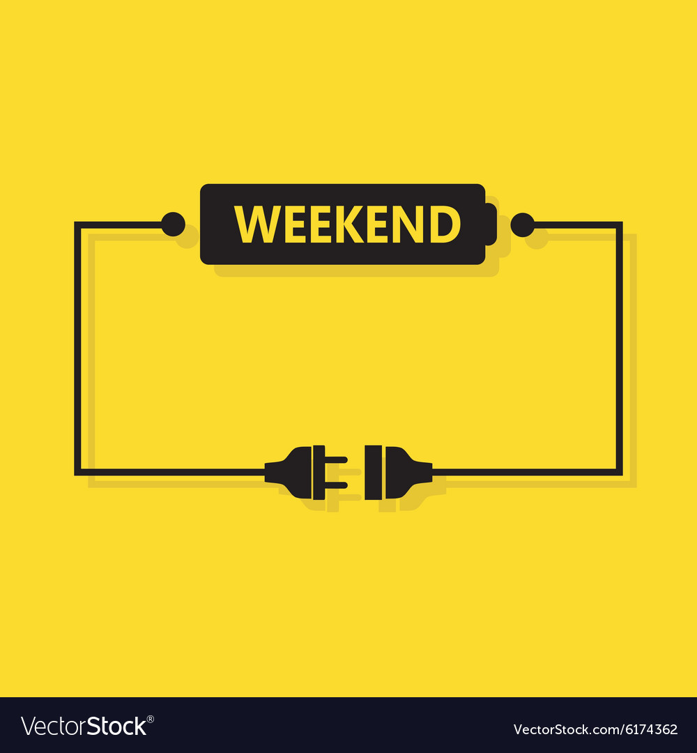 Abstract weekend loading Royalty Free Vector Image