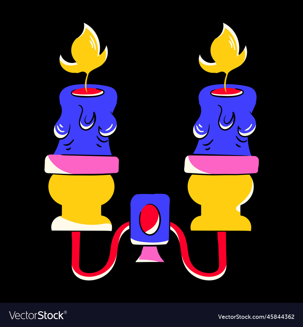 Candelabra Royalty Free Vector Image - VectorStock