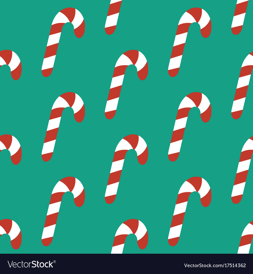 Candy cane pattern Royalty Free Vector Image - VectorStock