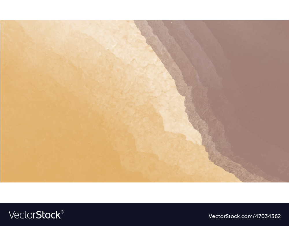 Earth tone watercolor minimal design for text Vector Image