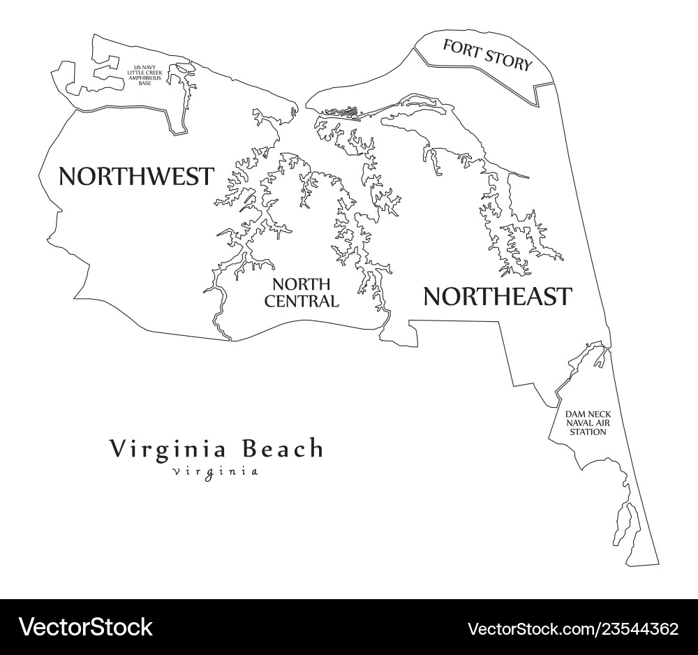 Virginia State Map With Cities County Map Project Virginia