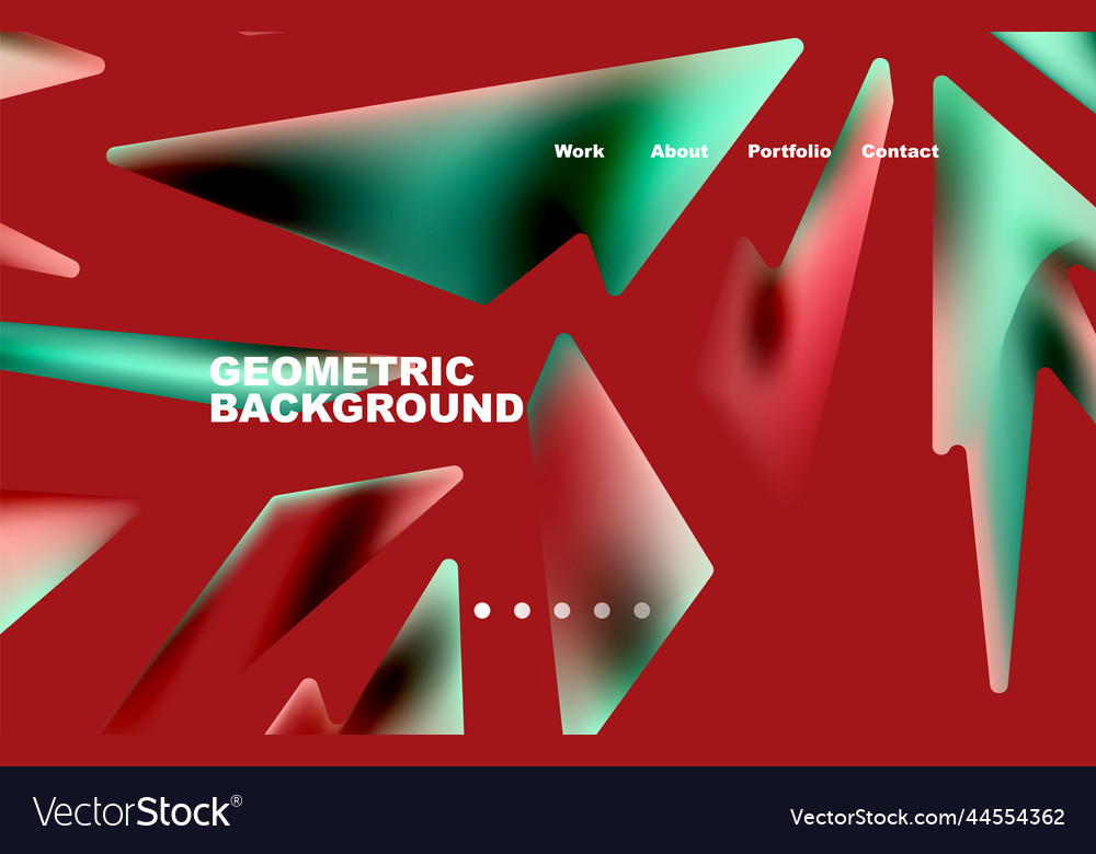 Shards shape composition abstract background web Vector Image