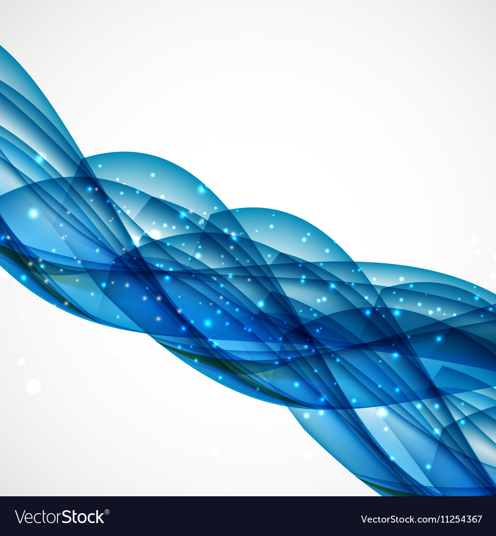 Abstract colored wave background Royalty Free Vector Image