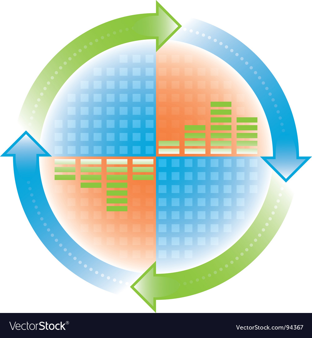 Cycle arrows Royalty Free Vector Image - VectorStock