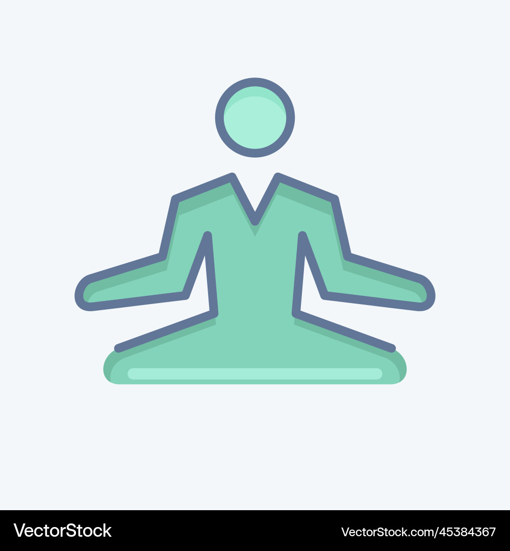 Icon stress relief related to psychological Vector Image
