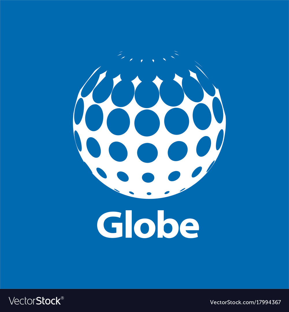 Logo globe Royalty Free Vector Image - VectorStock