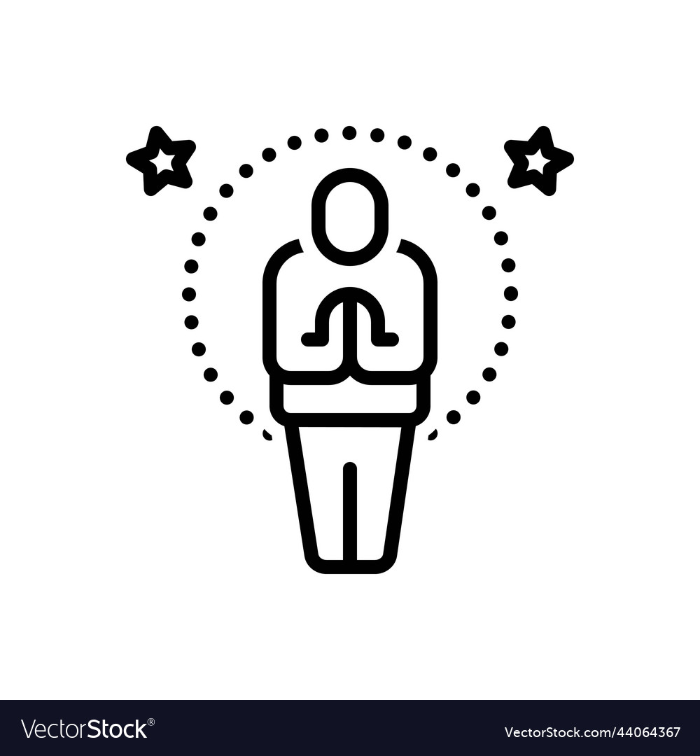 Pray Royalty Free Vector Image - VectorStock