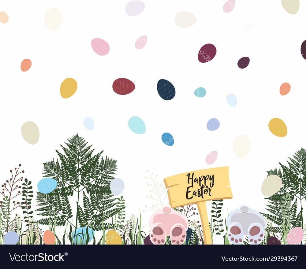 Template banner for easter or spring Royalty Free Vector