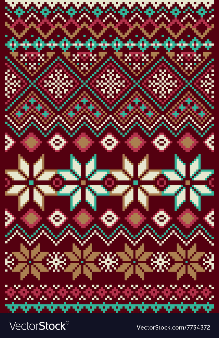 Pixel bright seamless pattern Royalty Free Vector Image