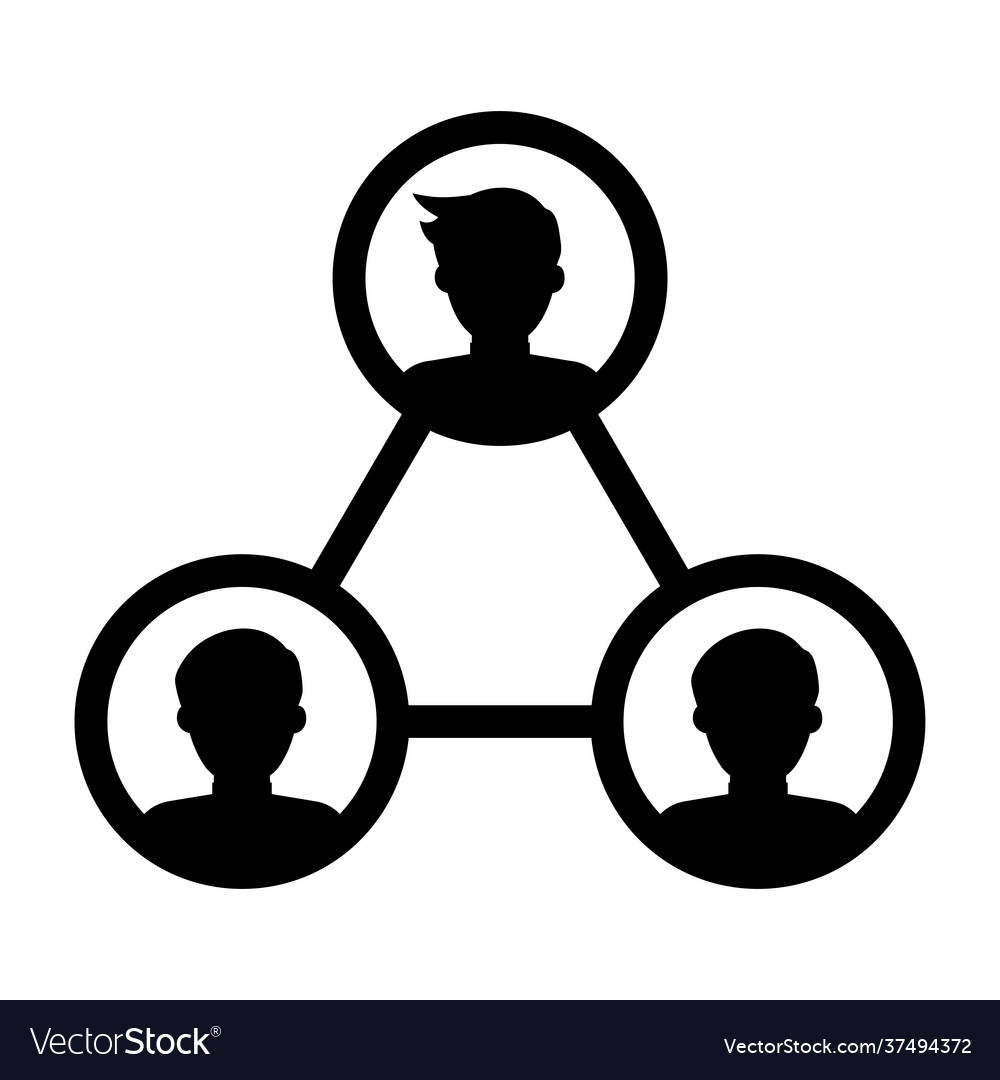 Team structure Royalty Free Vector Image - VectorStock