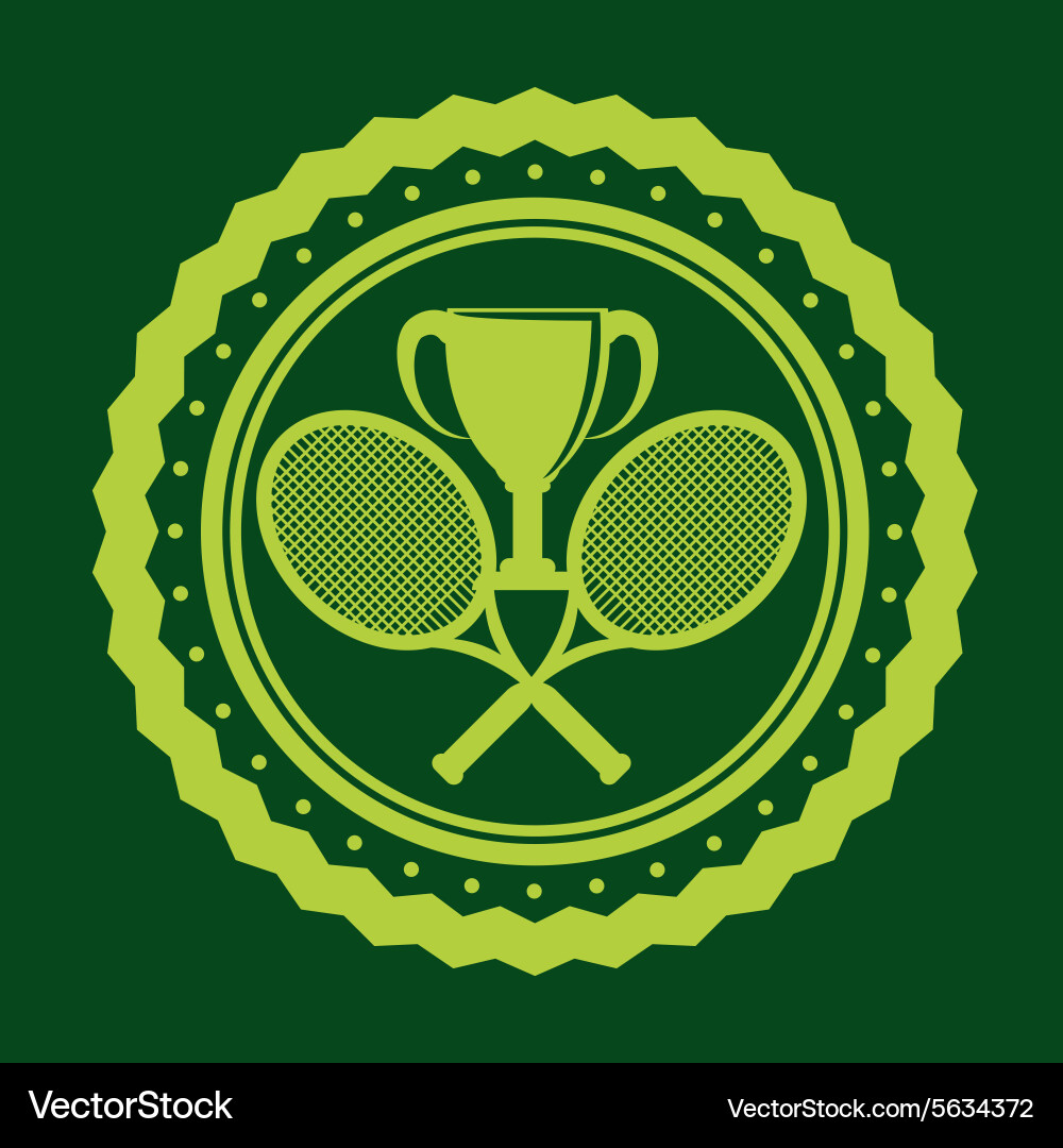 Tennis design Royalty Free Vector Image - VectorStock