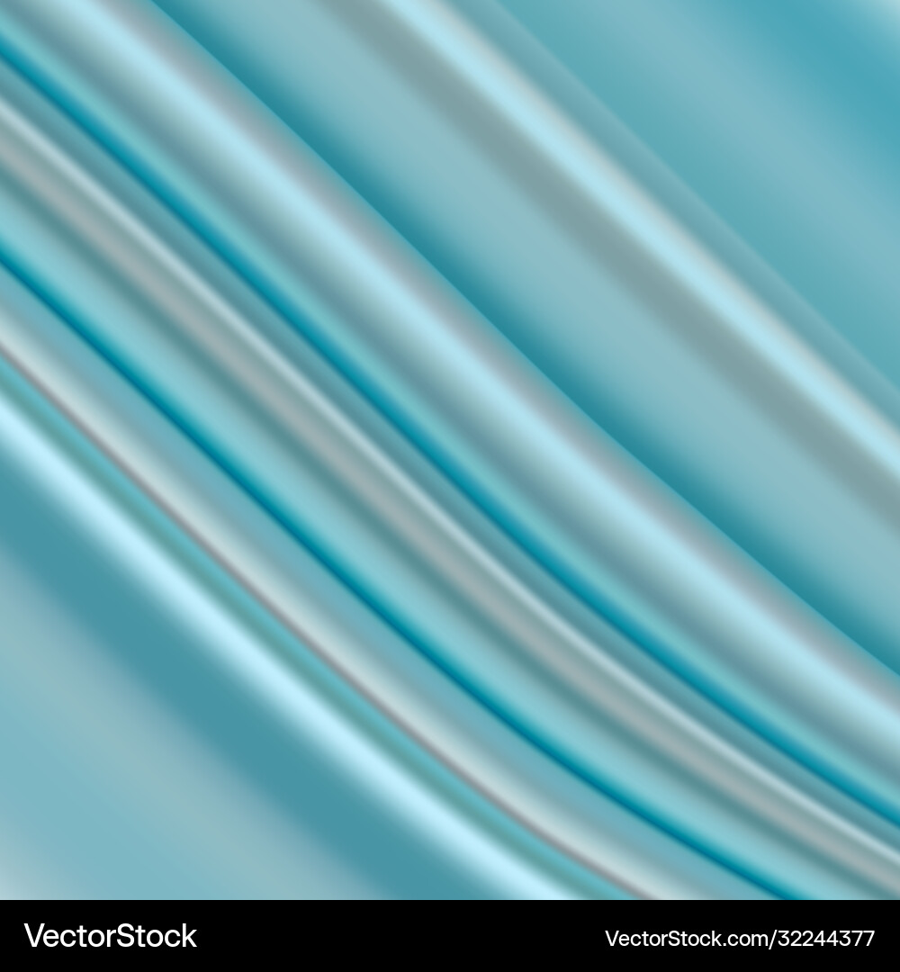 Silk folds cloth drapery background satin wave Vector Image