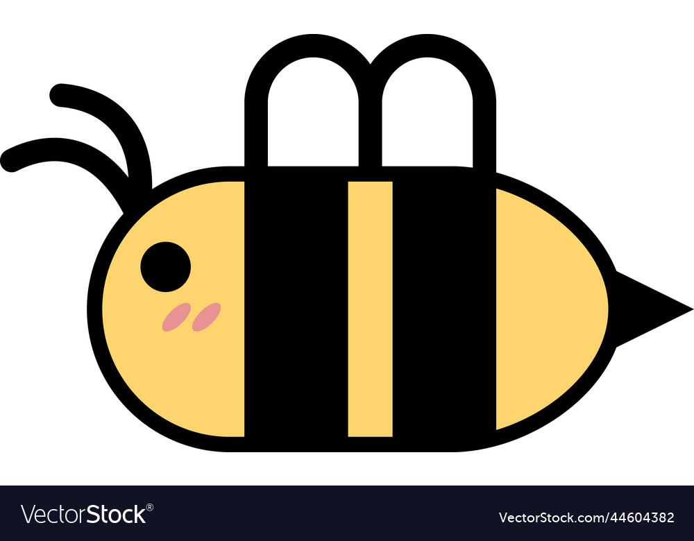 Bee Royalty Free Vector Image - VectorStock