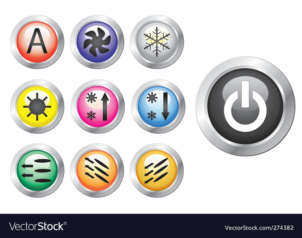 Button Royalty Free Vector Image - VectorStock