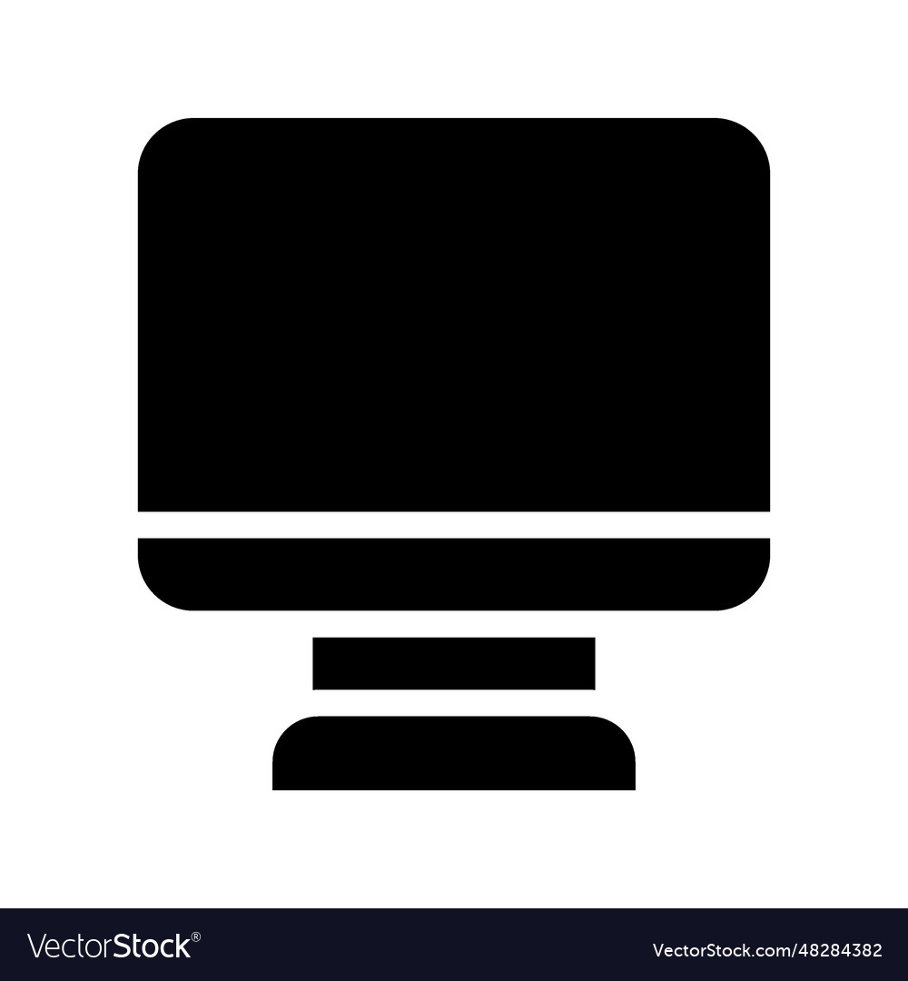 Lcd icon Royalty Free Vector Image - VectorStock