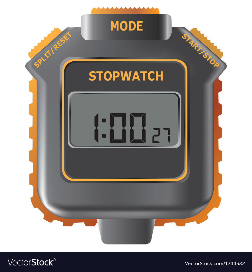 Stopwatch Royalty Free Vector Image - VectorStock