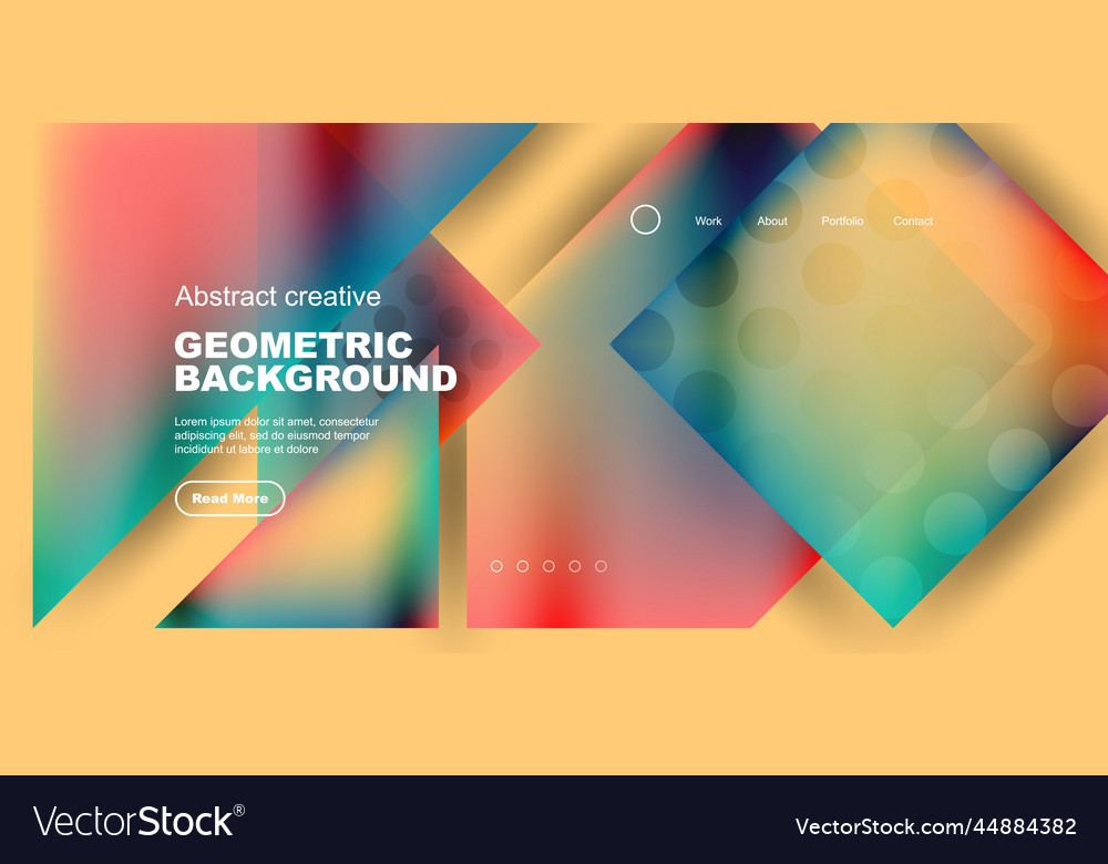 Triangle abstract background Royalty Free Vector Image