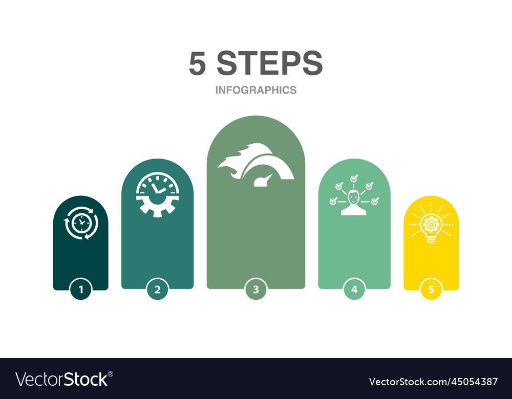 Efficiency time management speed multitasking Vector Image