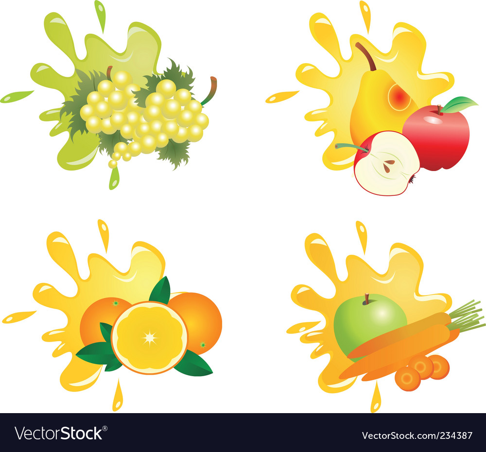 Juice Royalty Free Vector Image - VectorStock