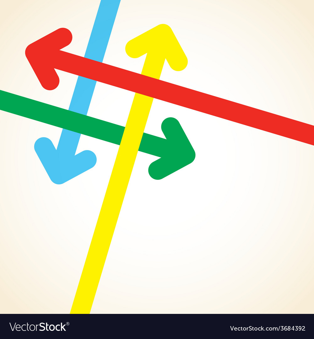 Arrow background Royalty Free Vector Image - VectorStock