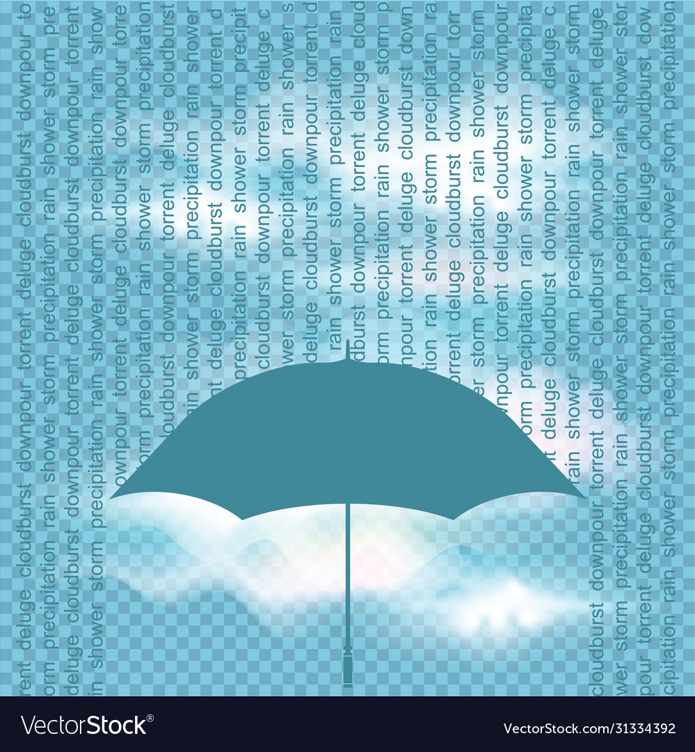 Concept rain Royalty Free Vector Image - VectorStock
