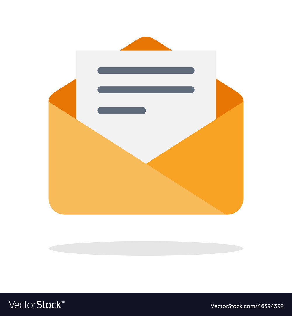 Flat Envelope Icon