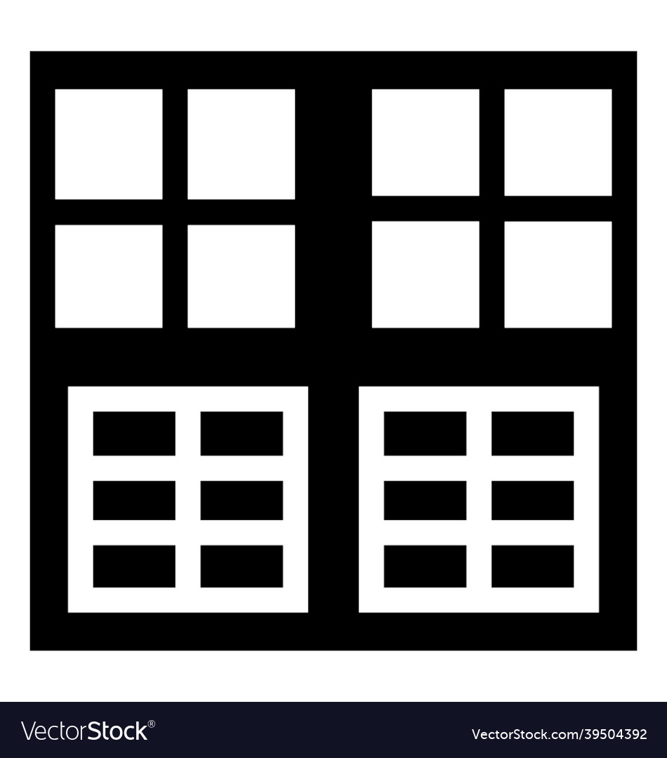 Window shutter Royalty Free Vector Image - VectorStock