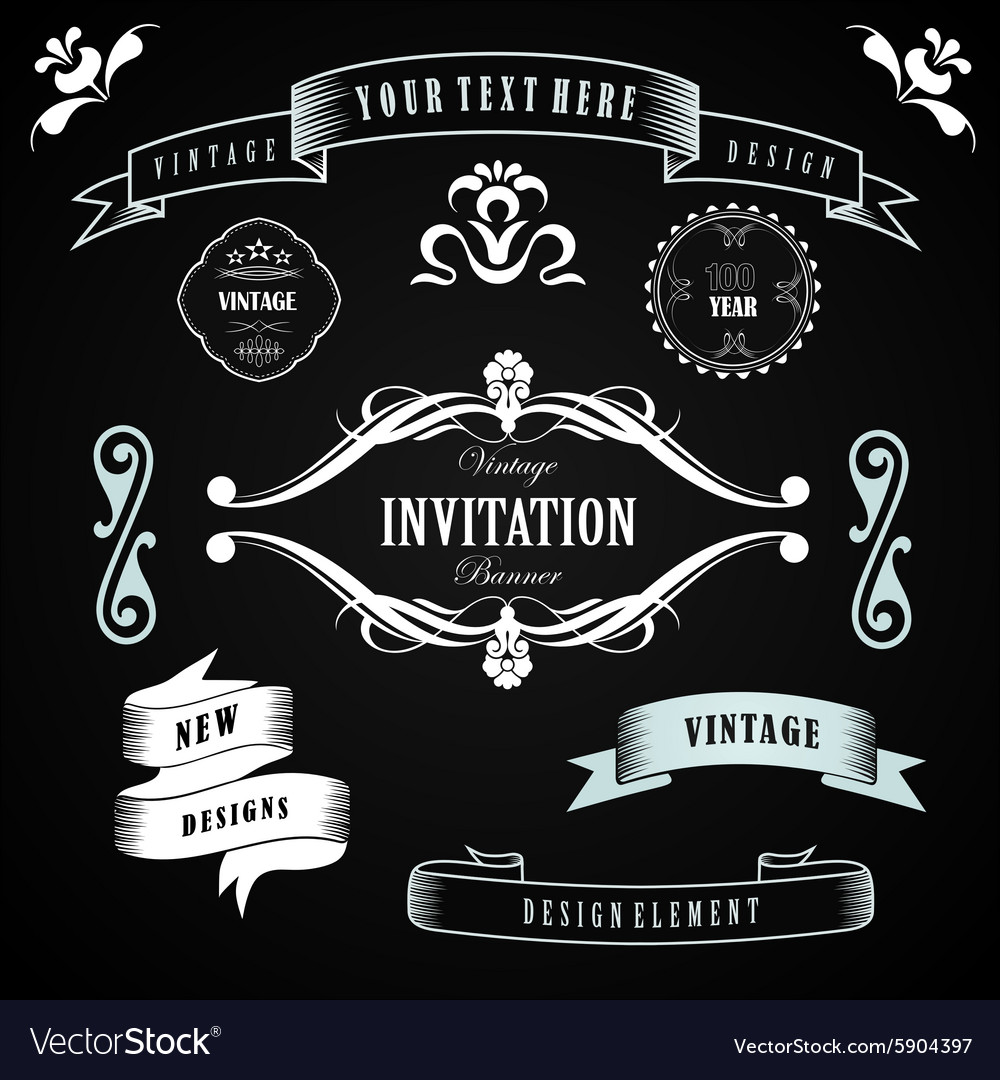 Ribbon element Royalty Free Vector Image - VectorStock