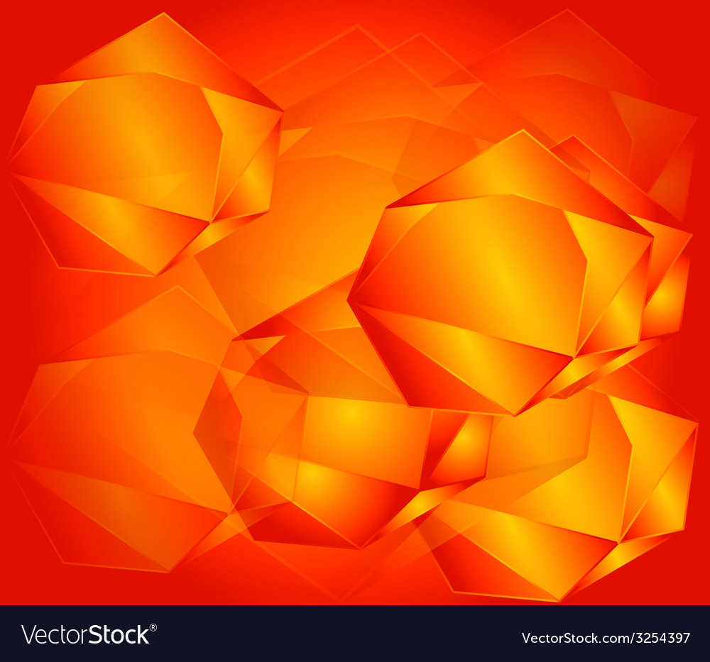 Seamless orange geometric pattern Royalty Free Vector Image
