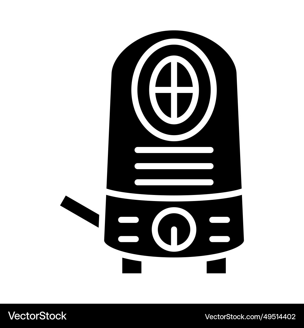 Air humidifier glyph icon for personal Royalty Free Vector