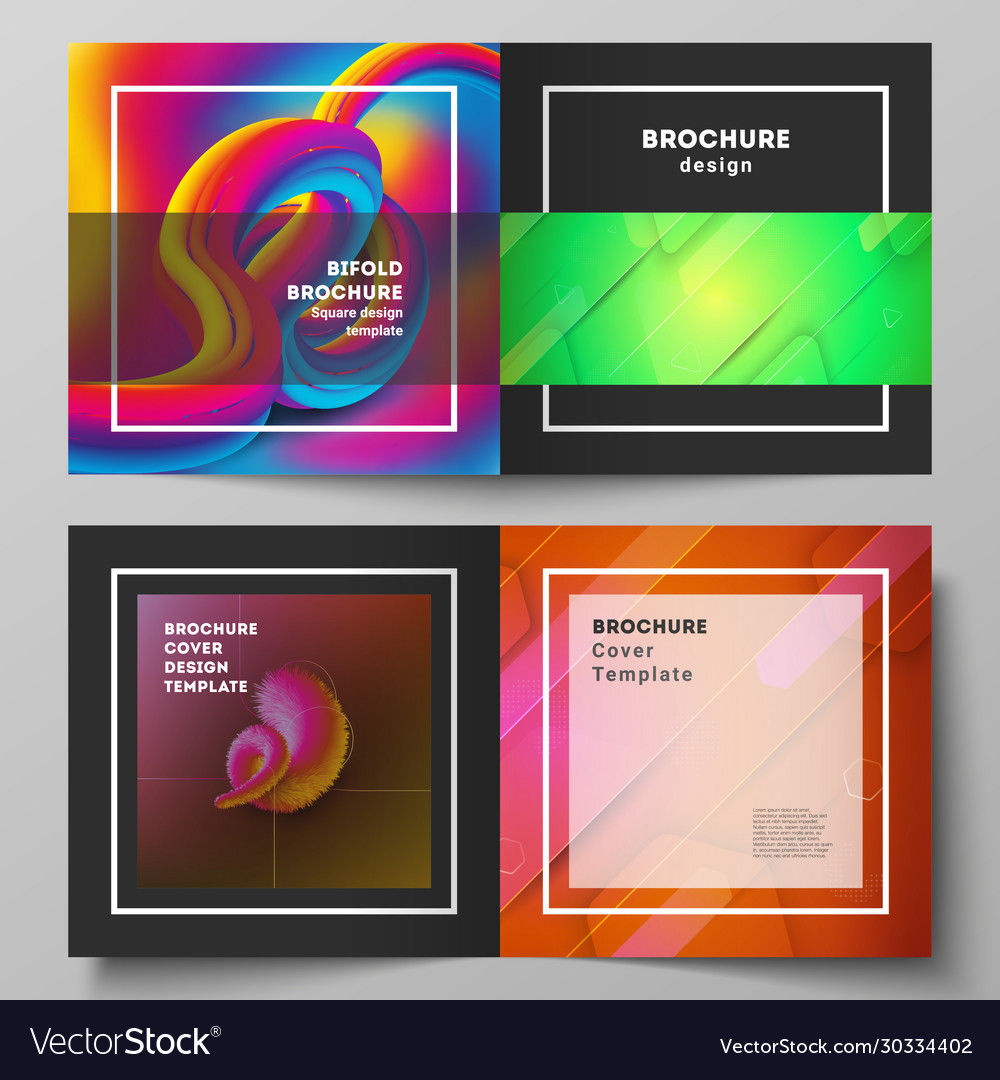 Layout two covers template Royalty Free Vector Image