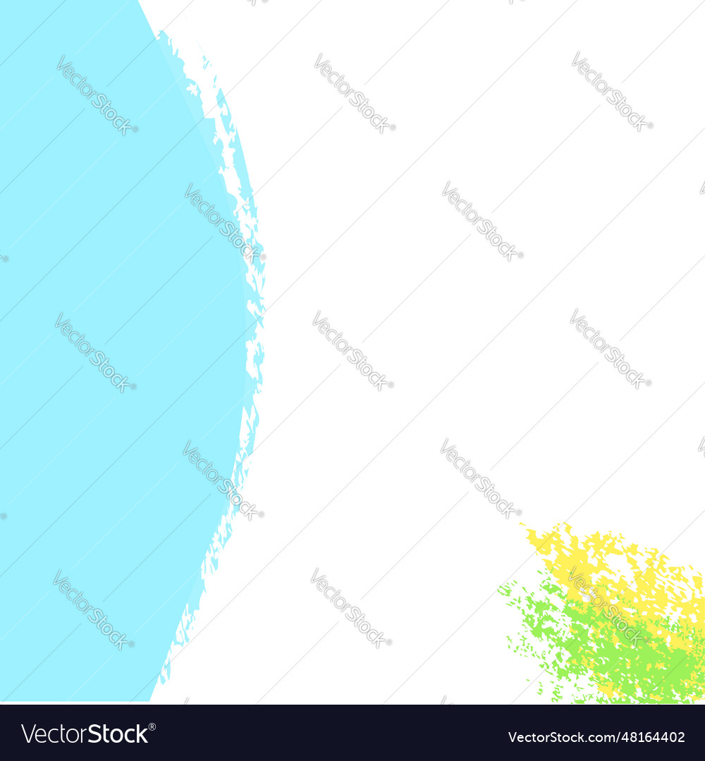 Simple square background scribble abstract crayon Vector Image