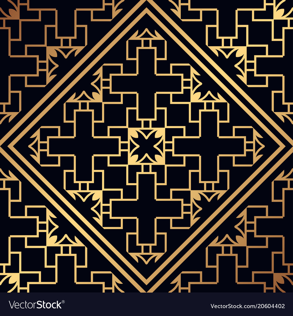 Vintage seamless pattern Royalty Free Vector Image