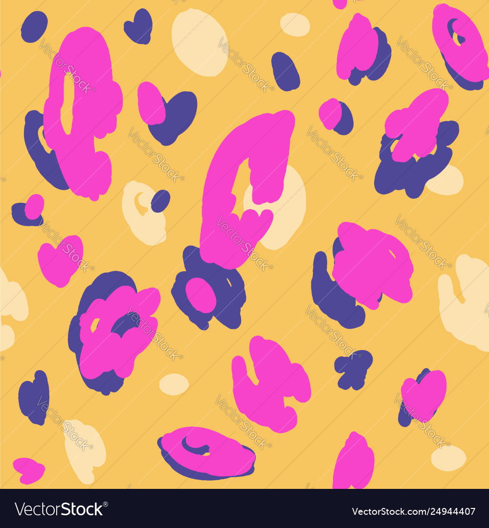 Bright trendy animal print Royalty Free Vector Image