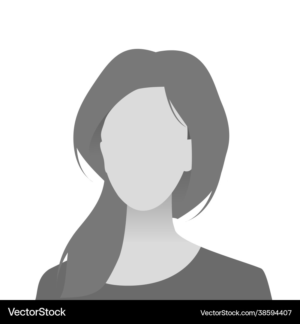 Default avatar photo placeholder icon grey Vector Image