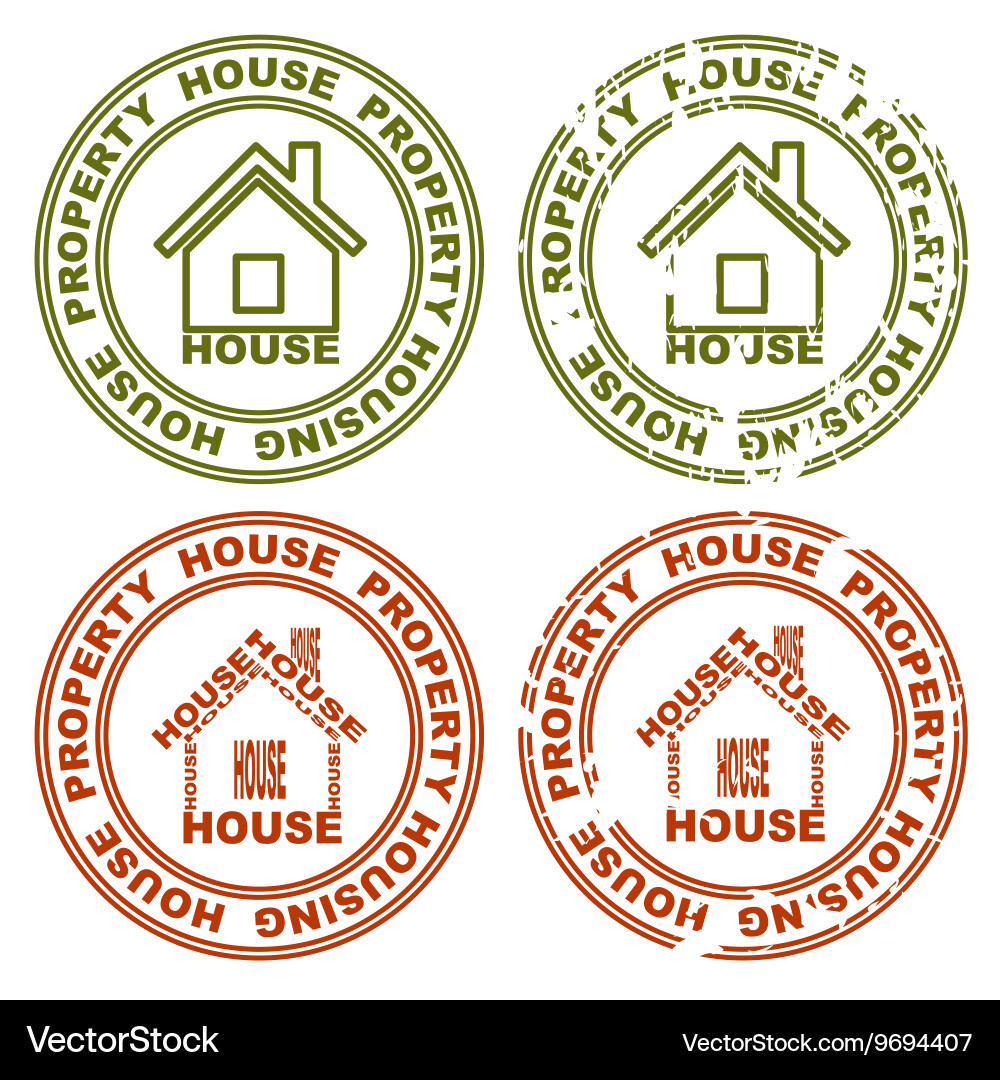 Different versions of the mark Royalty Free Vector Image