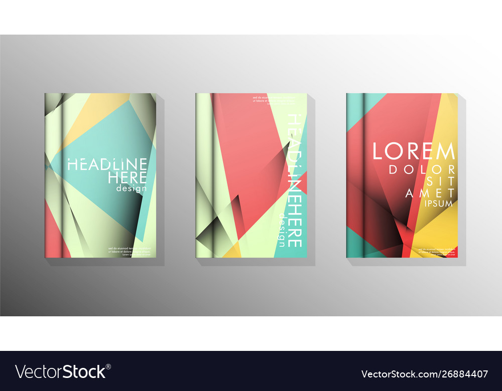 Gradient minimal geometric pattern design Vector Image