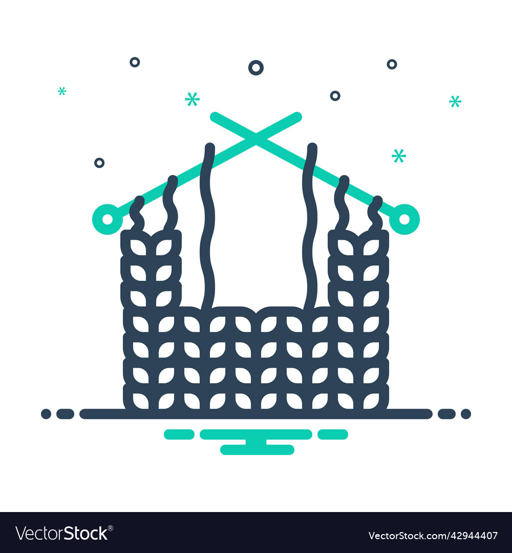 Knitting Royalty Free Vector Image - VectorStock